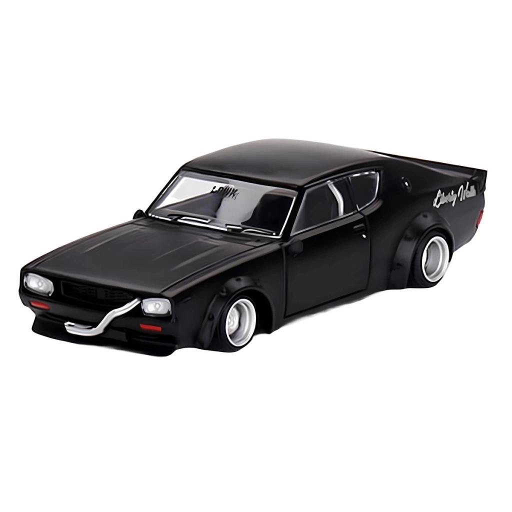 Mini GT 1/64 Nissan Skyline Kenmeri Liberty Walk Matt Black MGT00655 ...